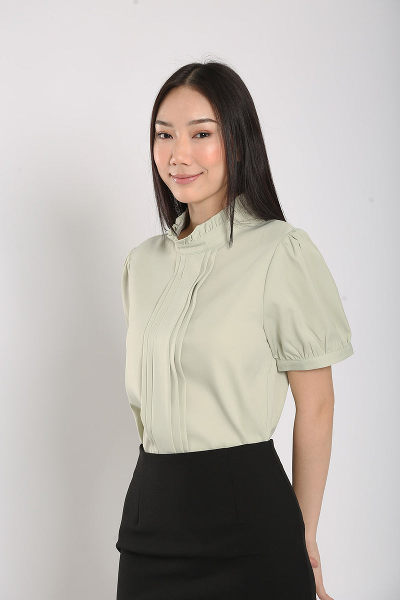 Inna Blouse in Sage – JULY Fashion